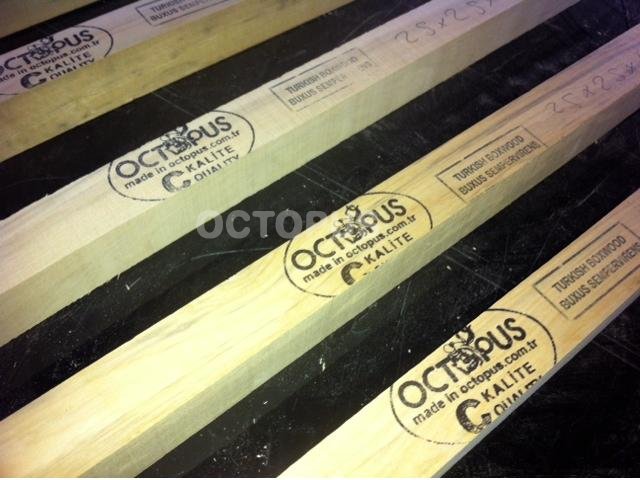 C Grade Euro Boxwood ( Blue Stained ) Octopus Wood Works Tonewood ...